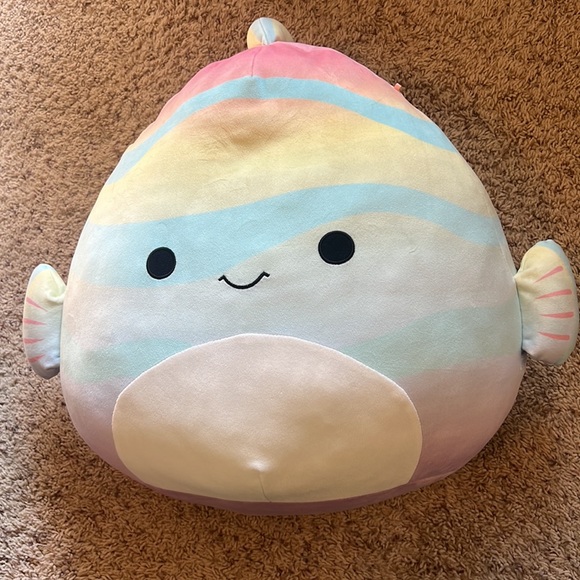 Squishmallows | Toys | Brand New Super Soft Cuddly 2 Xl Rainbow Fish ...